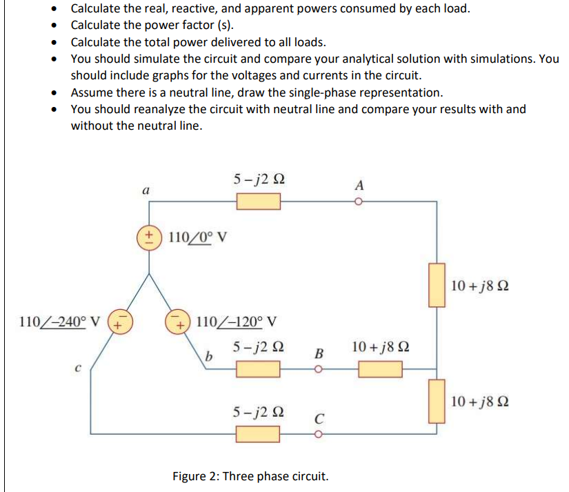 Solved Calculate the real, reactive, and apparent powers | Chegg.com