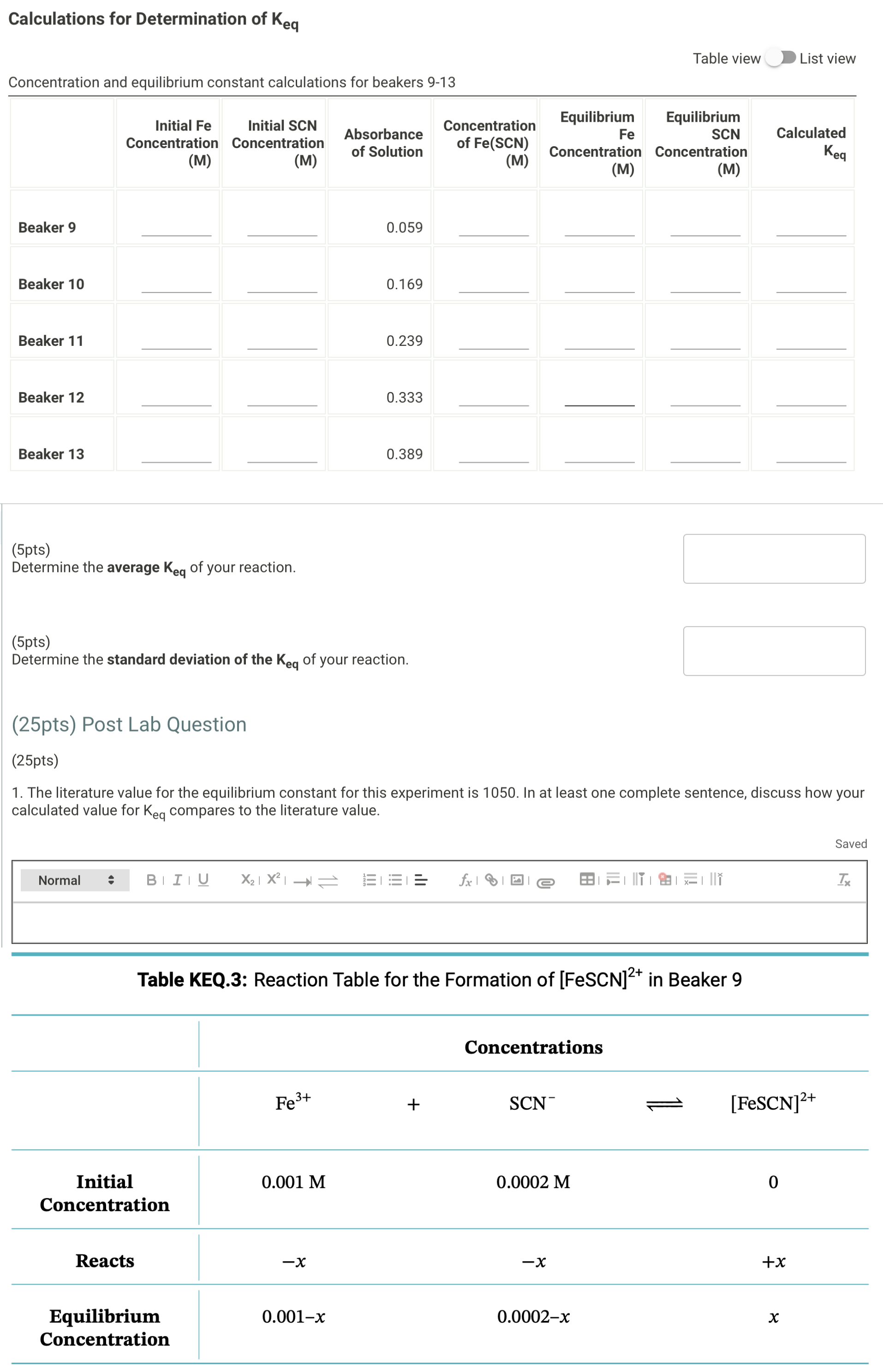 PLEASE HELP ME FILL UP THE TABLE AND FOLLOWING | Chegg.com