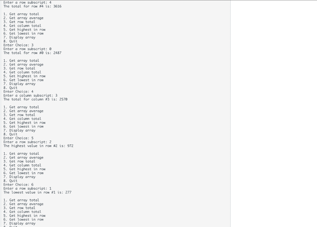 Solved Write a program that performs the following | Chegg.com