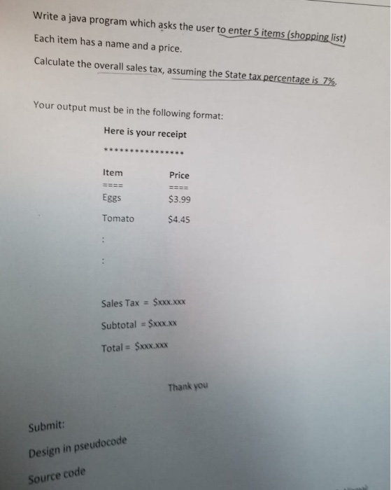 Solved i need the code in jgrasp and i am a beginner so i | Chegg.com