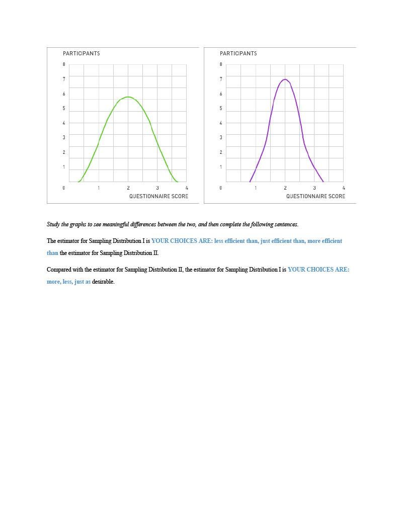 Solved 1. Estimation selection - Bias and efficiency | Chegg.com