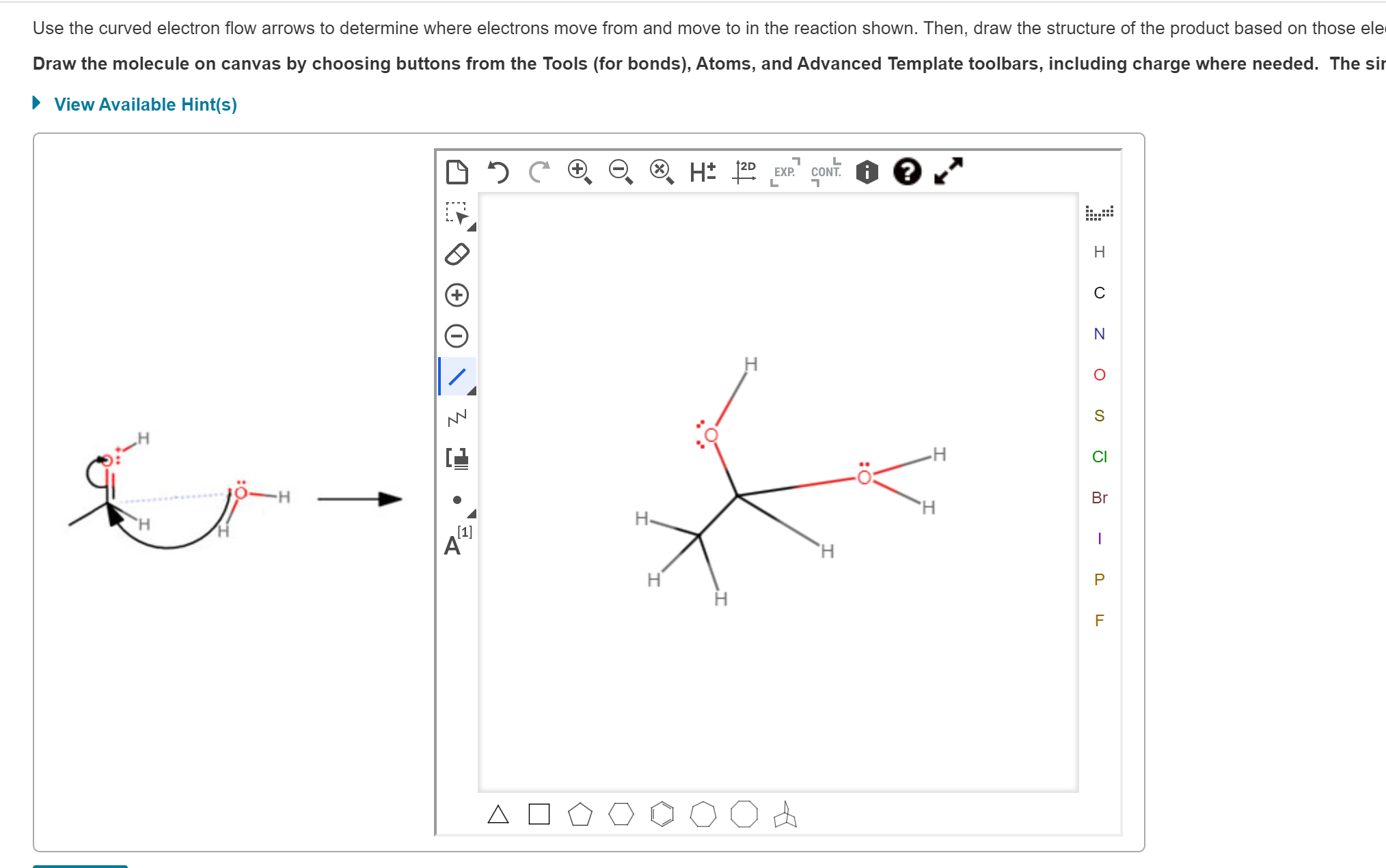Solved Use the curved electron flow arrows to determine | Chegg.com