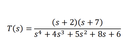 Solved Using the Routh table, tell how many poles of ﻿the | Chegg.com