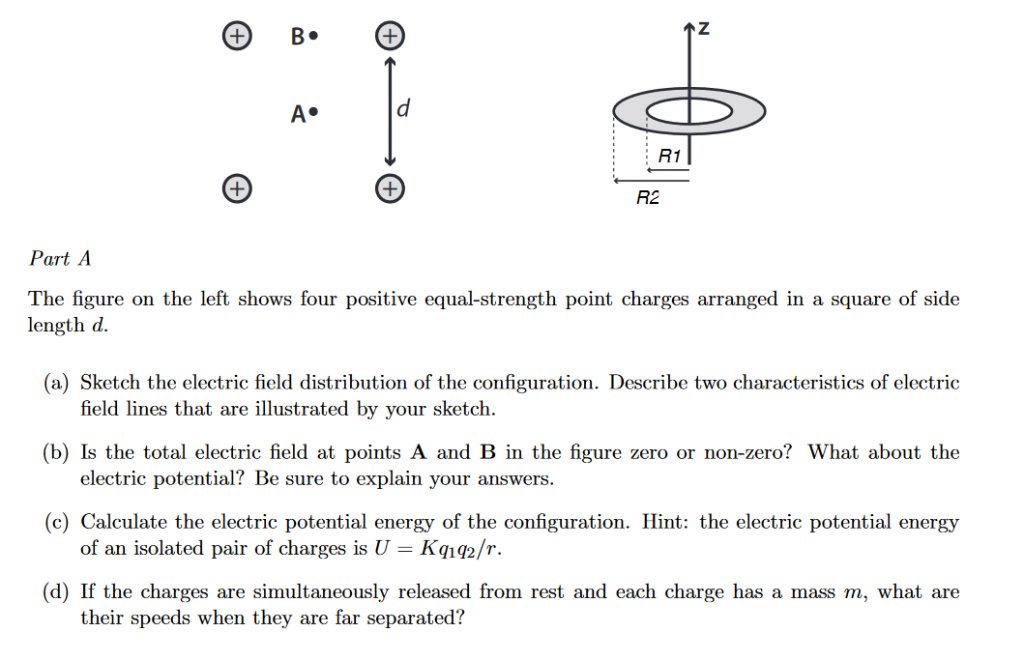 A. R1 R2 Part A The figure on the left shows four | Chegg.com