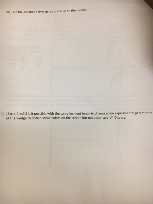 Solved (1) Show below is a glass wedge with angle, theta, | Chegg.com