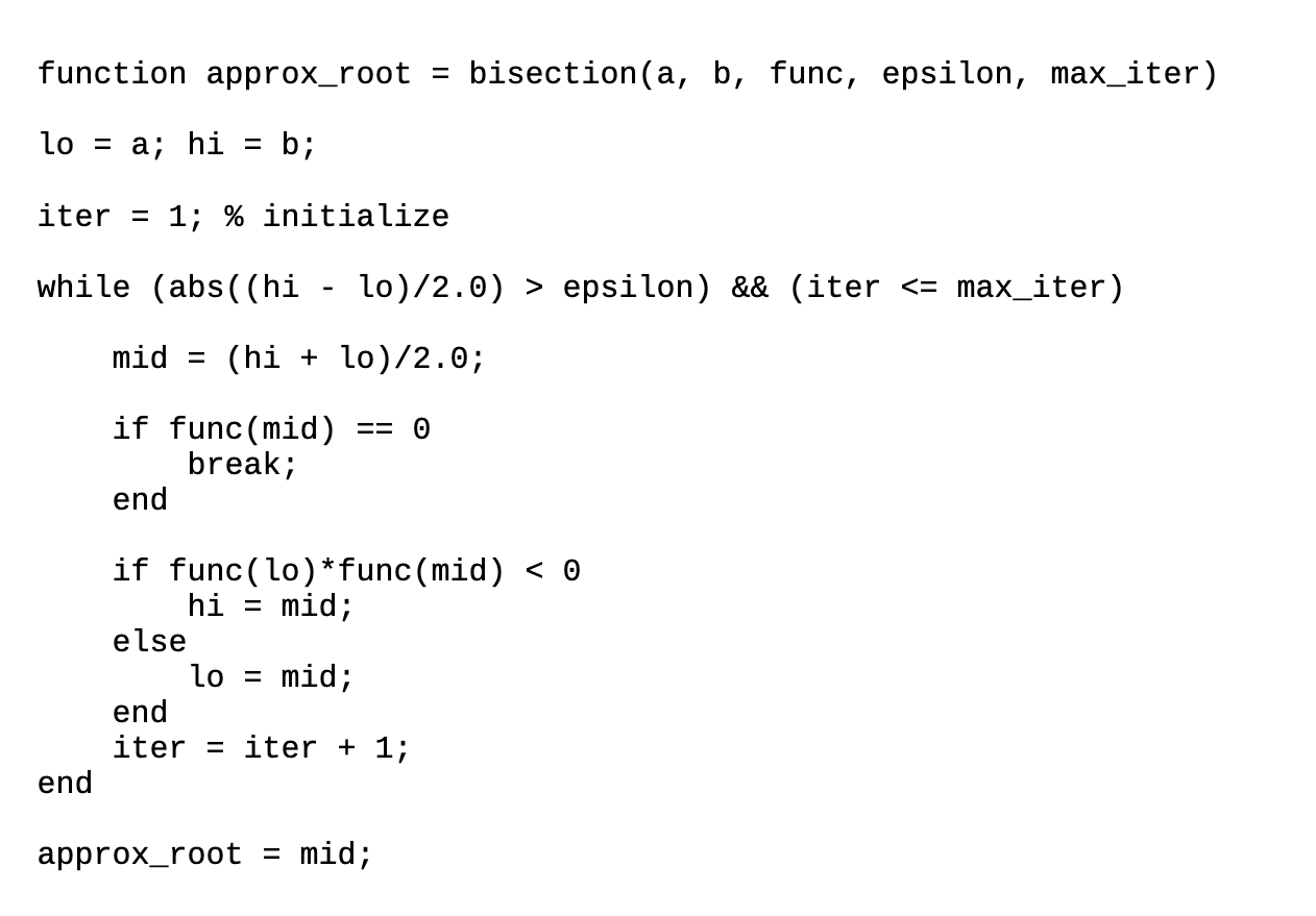 Solved Please Write The Matlab Code Will Thumbs Up Below