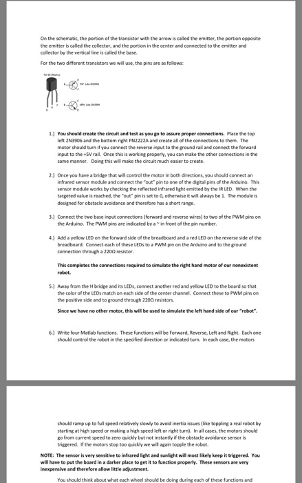 Matlab and Arduino DC Motor Control Using an H Bridge | Chegg.com