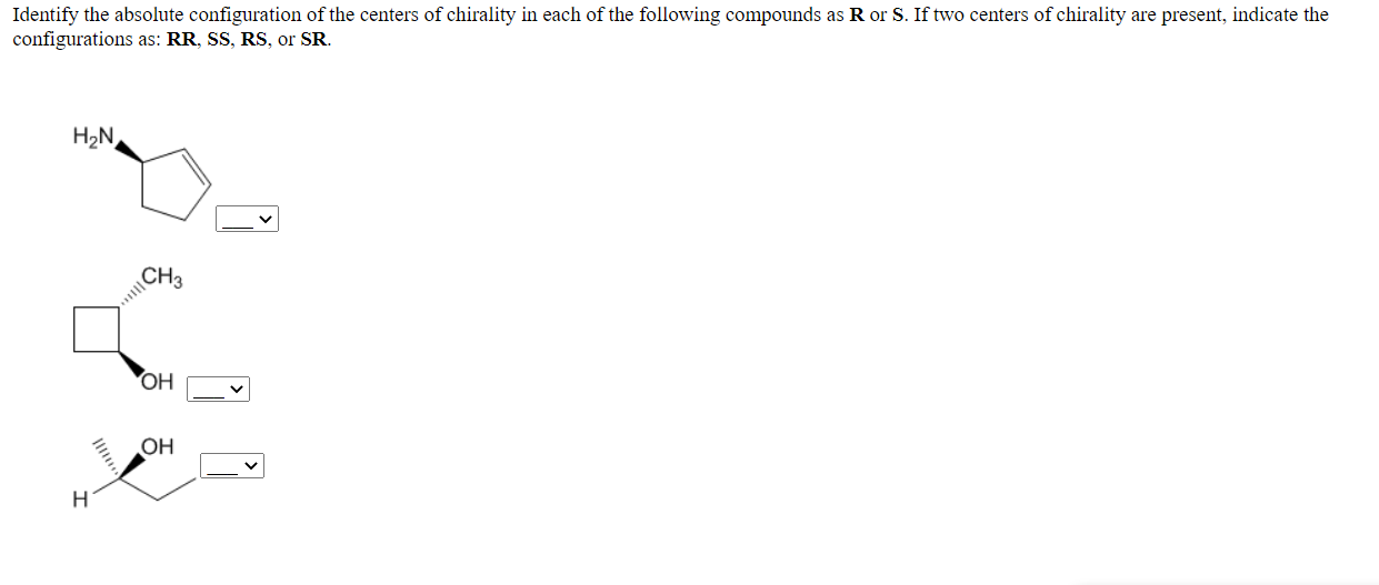 Solved Identify the absolute configuration of the centers of | Chegg.com