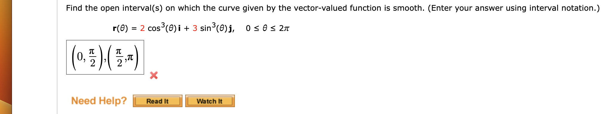Solved Find the open interval(s) on which the curve given by | Chegg.com