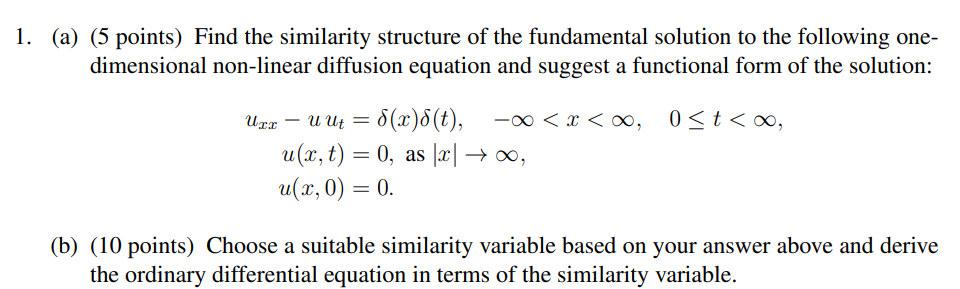 Solved (a) (5 points) Find the similarity structure of the | Chegg.com