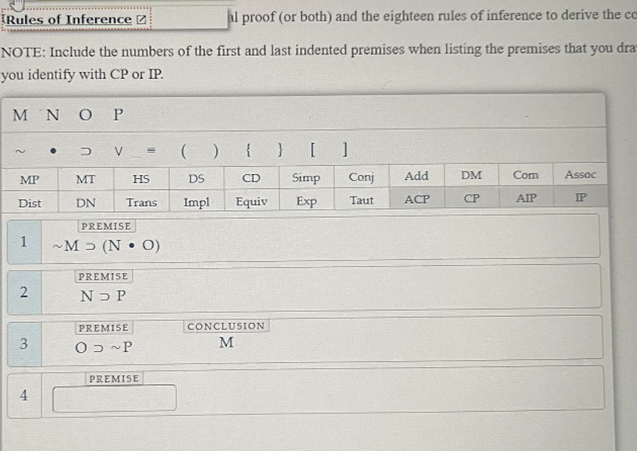 Solved Rules of Inference al proof (or both) and the | Chegg.com