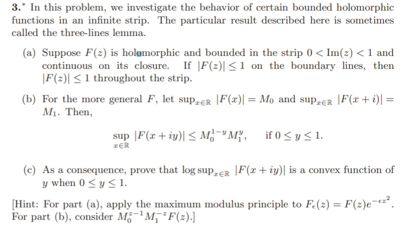 Solved 3.* In this problem, we investigate the behavior of | Chegg.com