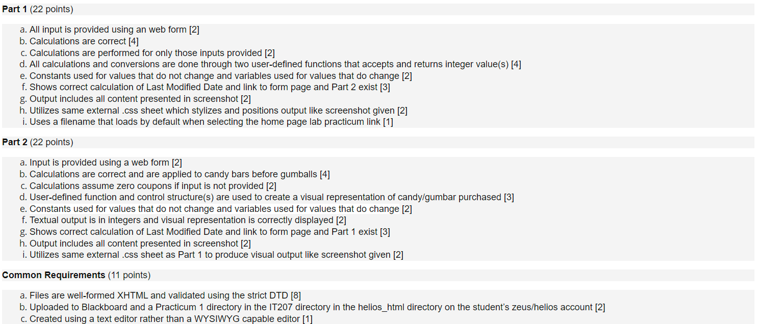 Solved You will be creating a series of calculators that can | Chegg.com