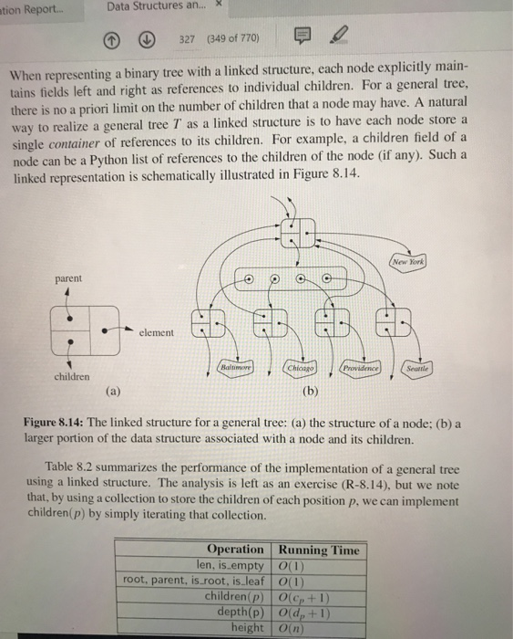 In Python R-8.25 Consider the example of a | Chegg.com