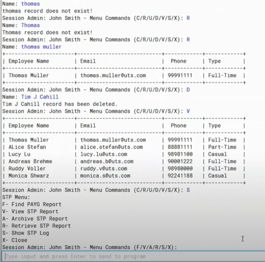 Solved JAVA Help, STP Payroll Management System. I need help | Chegg.com