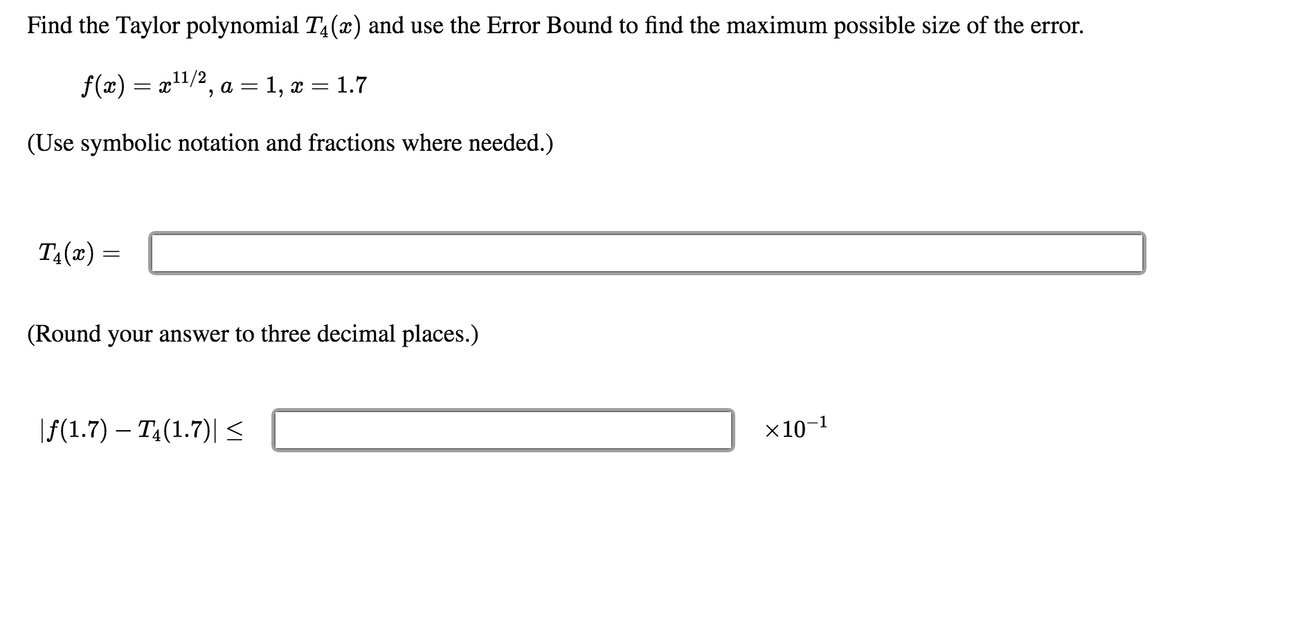 Solved Find the Taylor polynomial T2(x) and compute the | Chegg.com