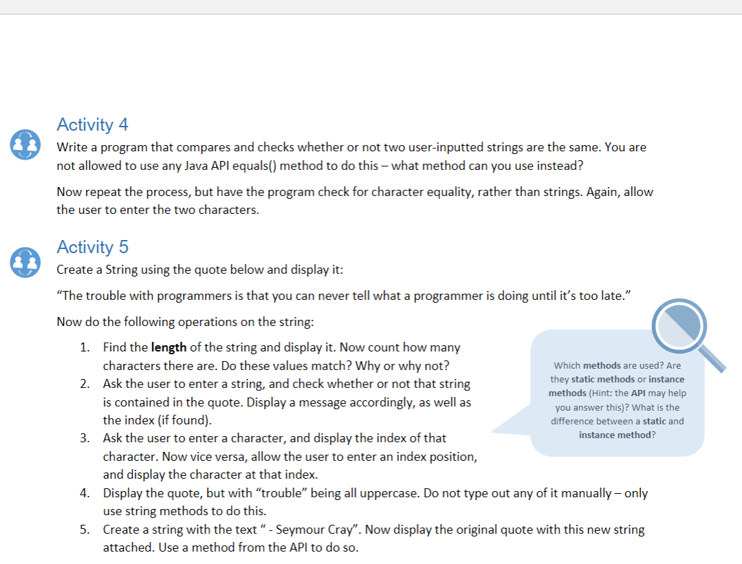 Solved Activity 4 Write A Program That Compares And Checks 0257