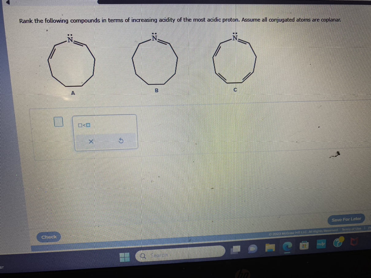 Solved Rank the following compounds in terms of increasing | Chegg.com