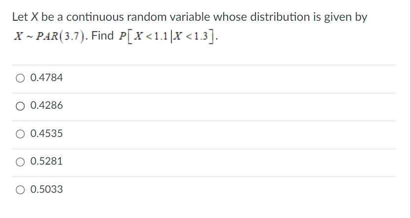 Solved Let X be a continuous random variable whose | Chegg.com