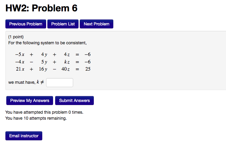 Solved HW2: Problem 6 Previous Problem Problem List Next | Chegg.com Solved HW2: Problem 6 Previous Problem Problem List Next | Chegg.com