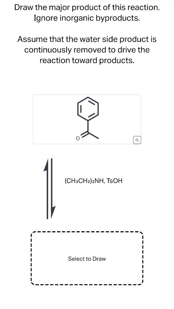 Solved Draw the major product of this reaction. Ignore | Chegg.com