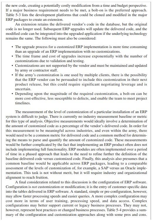 Solved US Army 3. How was the change management process | Chegg.com