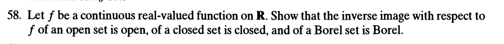 Solved 58. Let f be a continuous real-valued function on R. | Chegg.com