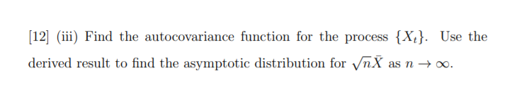 1 Consider The Following Autoregressive Process 1