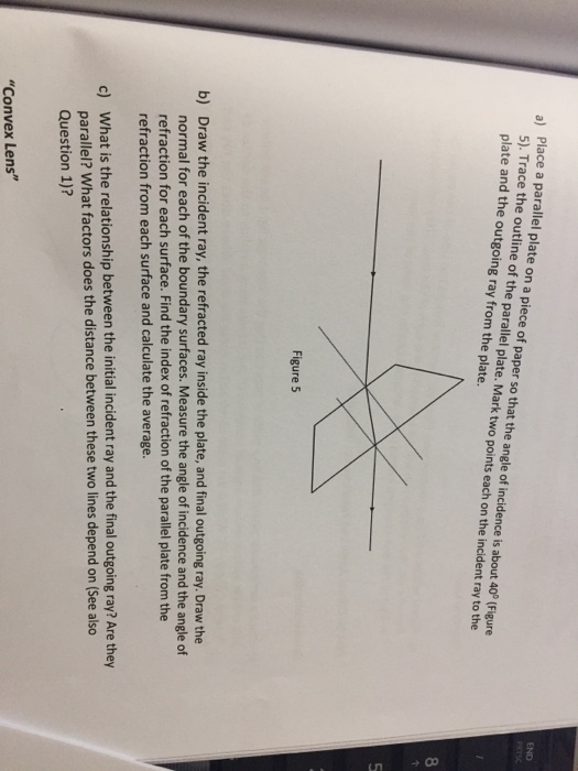 Solved a) Place a parallel 5). Trace the outline on a piece | Chegg.com