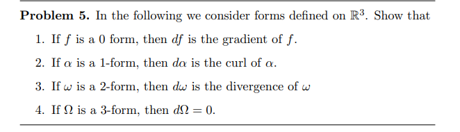Solved Problem 5. In the following we consider forms defined | Chegg.com