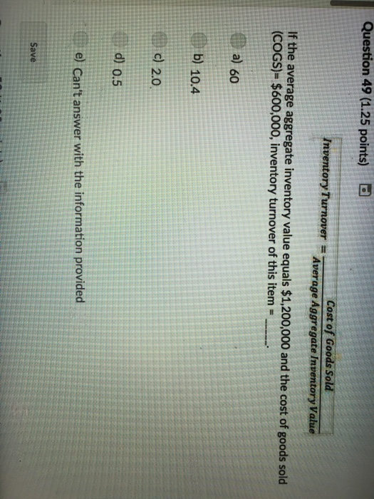 Solved Question 49 (125 points) the average aggregate | Chegg.com