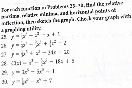 Solved For each function in Problems 25-30, find the | Chegg.com