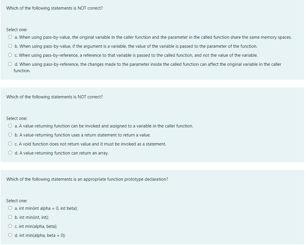Solved Given the following code snippet: for (int i = 6; i | Chegg.com