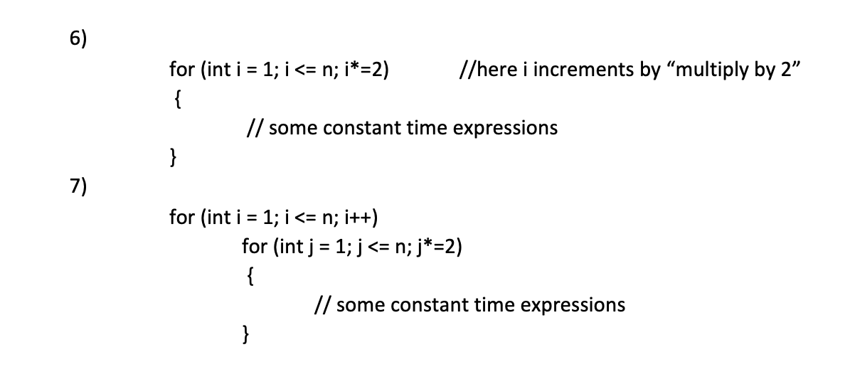 Solved Find how many times the loop will run in each of the | Chegg.com