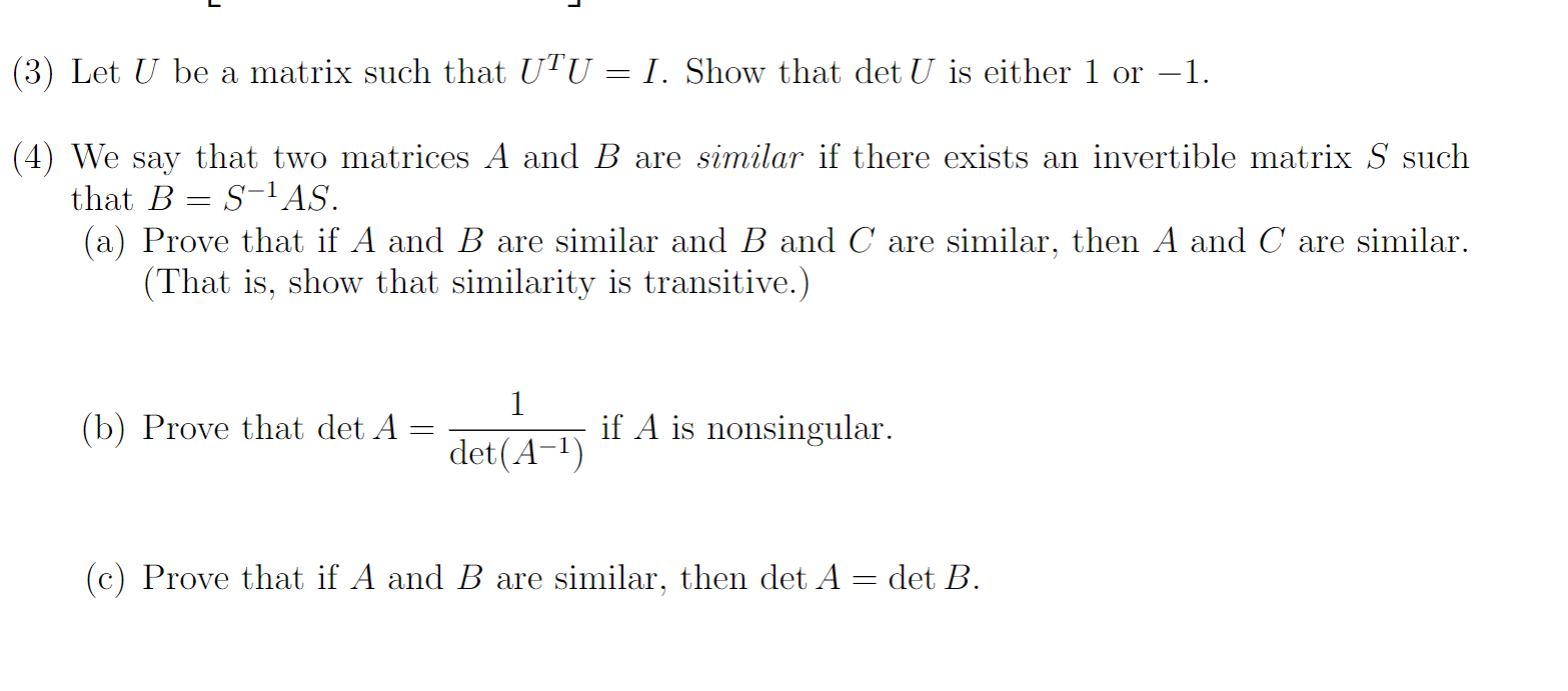 Solved linear algebra I would be happy if you add some | Chegg.com