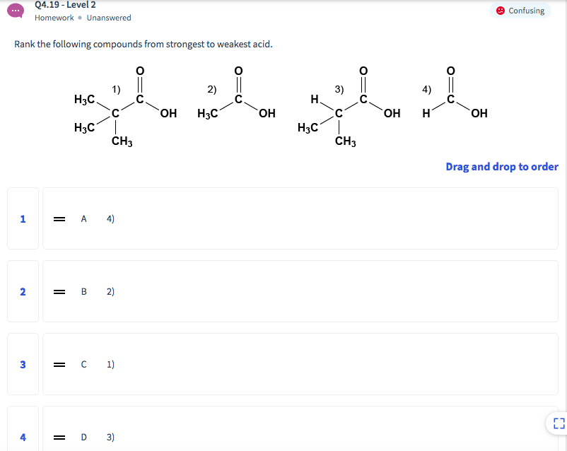 Solved Q4.19 - Level 2 Homework. Unanswered Confusing Rank | Chegg.com