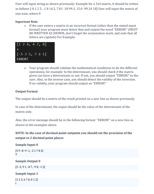 Solved It is required to design and implement an extension | Chegg.com
