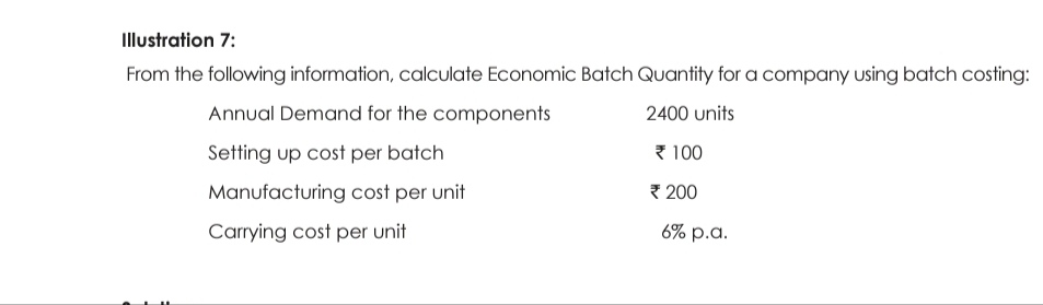 Solved Illustration 7:From the following information, | Chegg.com