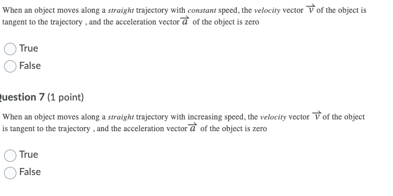 Solved When an object moves along a straight trajectory with | Chegg.com