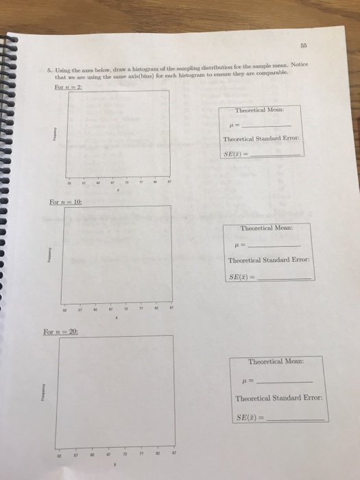 Solved 53 5.3 Activity 12: Sampling Distributions Objective | Chegg.com