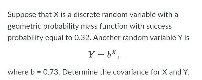 Solved Suppose that X is a discrete random variable with a | Chegg.com