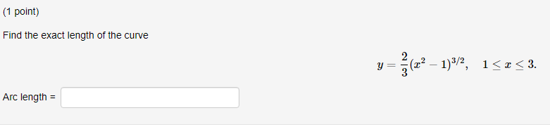 Solved Consider the curve defined by the equation y = 62° + | Chegg.com