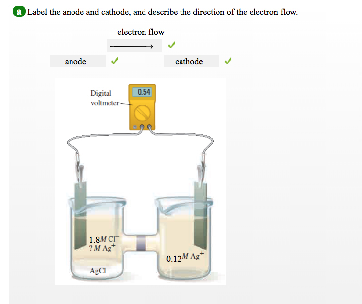 a Label the anode and cathode, and describe the | Chegg.com