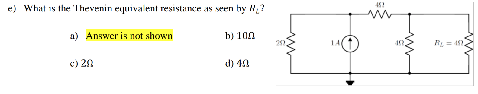 Solved FInd the RTH ﻿from this circuit and show all steps | Chegg.com
