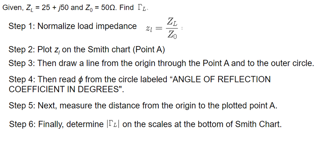Solved Given, ZL-25 +/50 and Ž,-50Ω. Find「L. Step | Chegg.com