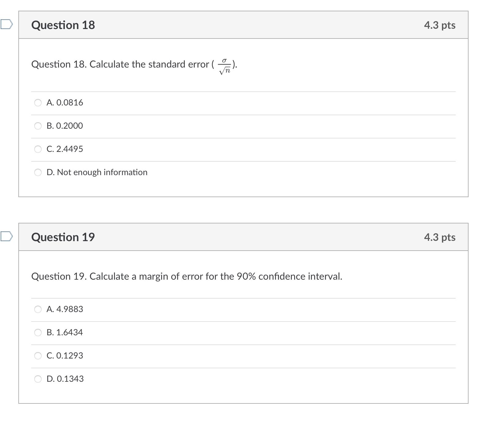 Solved Question 17-21. (Modified Gerstman Exercise 10.17) | Chegg.com