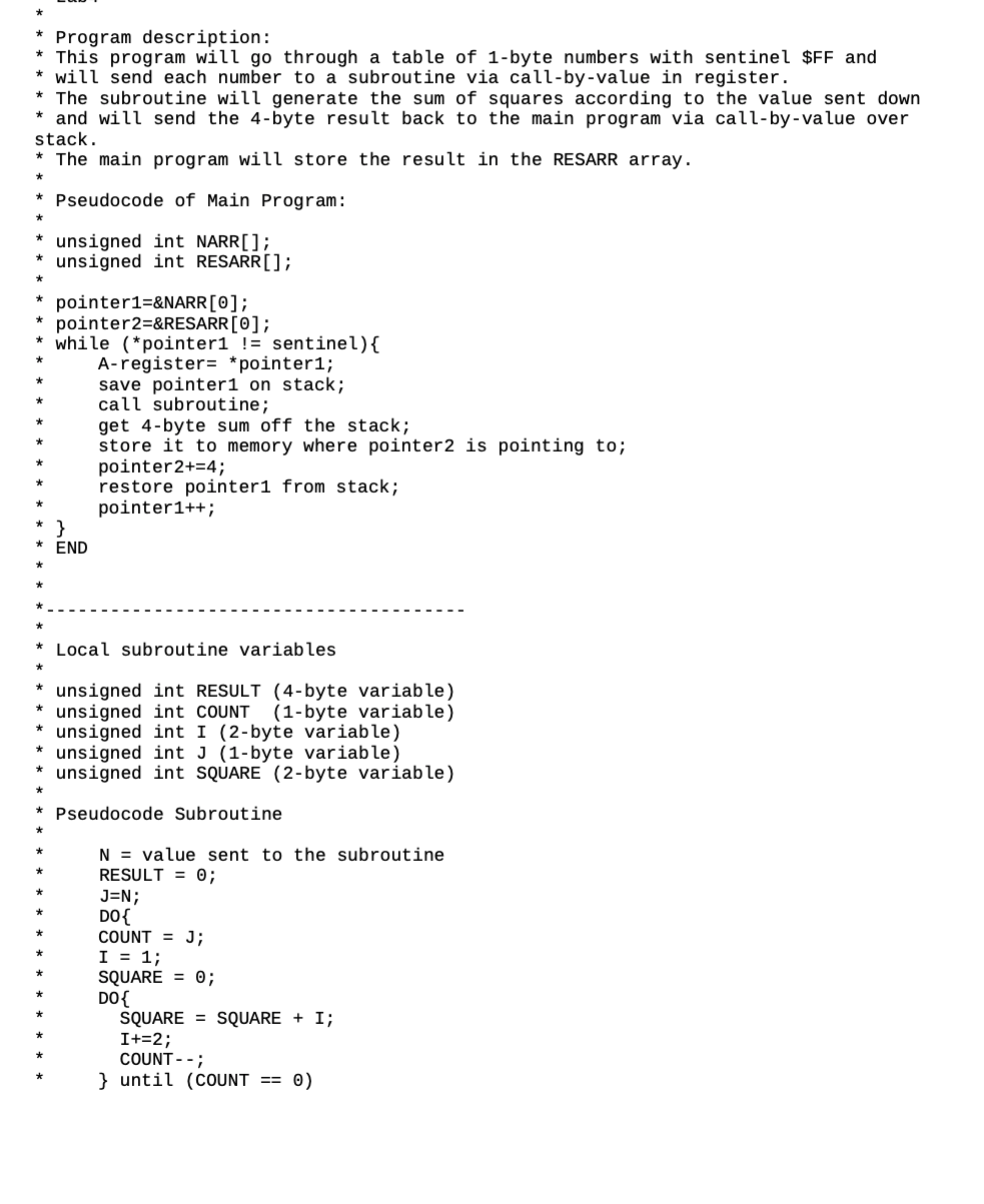You are to design, write, assemble, and simulate an | Chegg.com