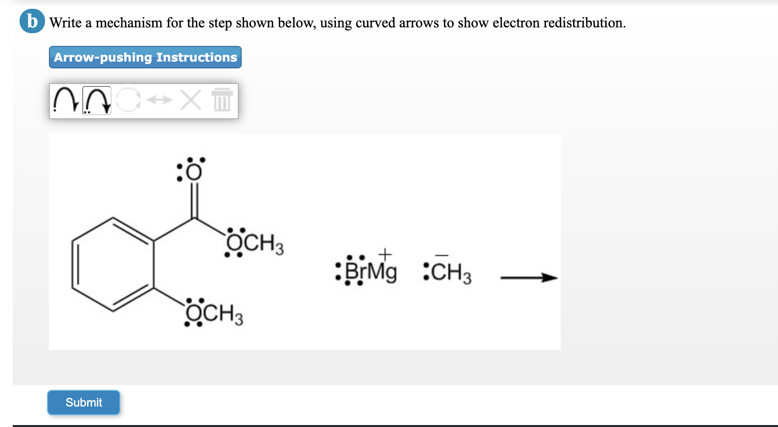 Solved b Write a mechanism for the step shown below, using | Chegg.com