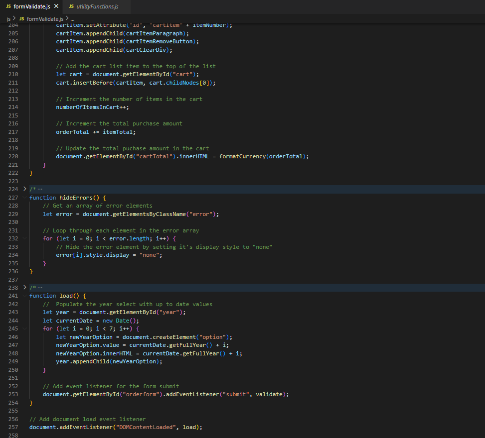 Solved All you have to do is add code to formvalidate.js. | Chegg.com