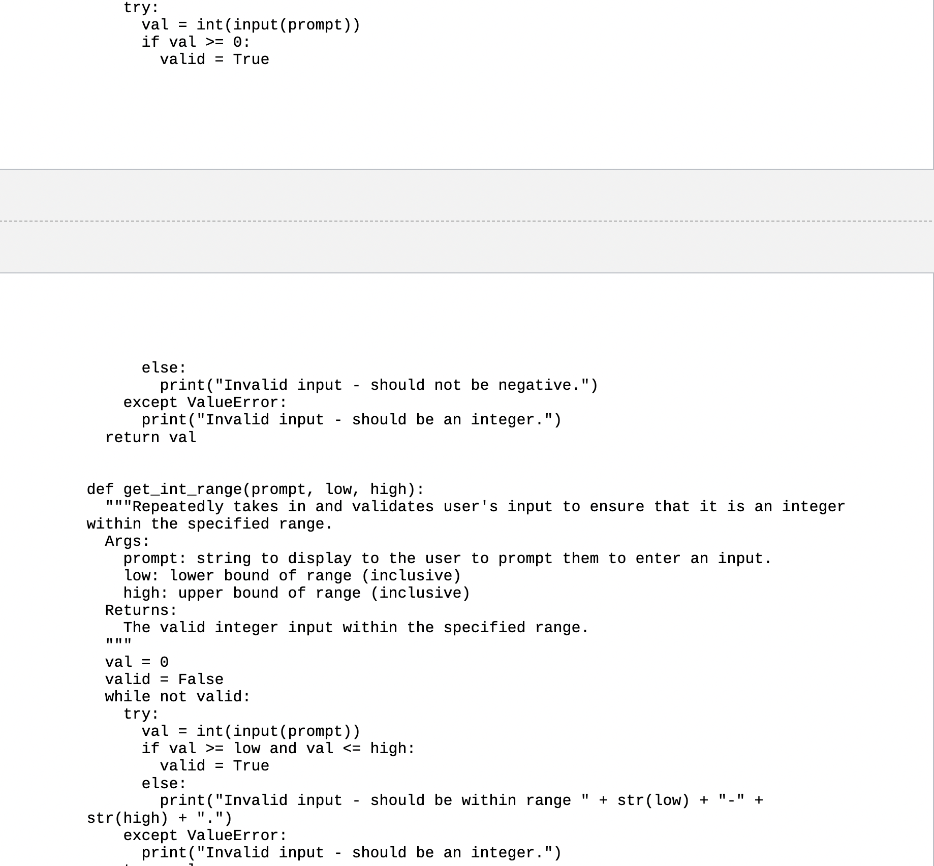 Solved def get_float(prompt): """Repeatedly takes in and | Chegg.com